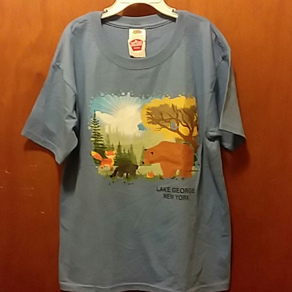 Fruit of the Loom | Shirts & Tops | Nwt Lake George Tshirt Size M ...